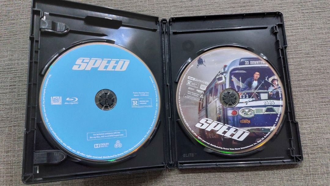 Speed 4K Blu-ray, Hobbies & Toys, Music & Media, CDs & DVDs on Carousell