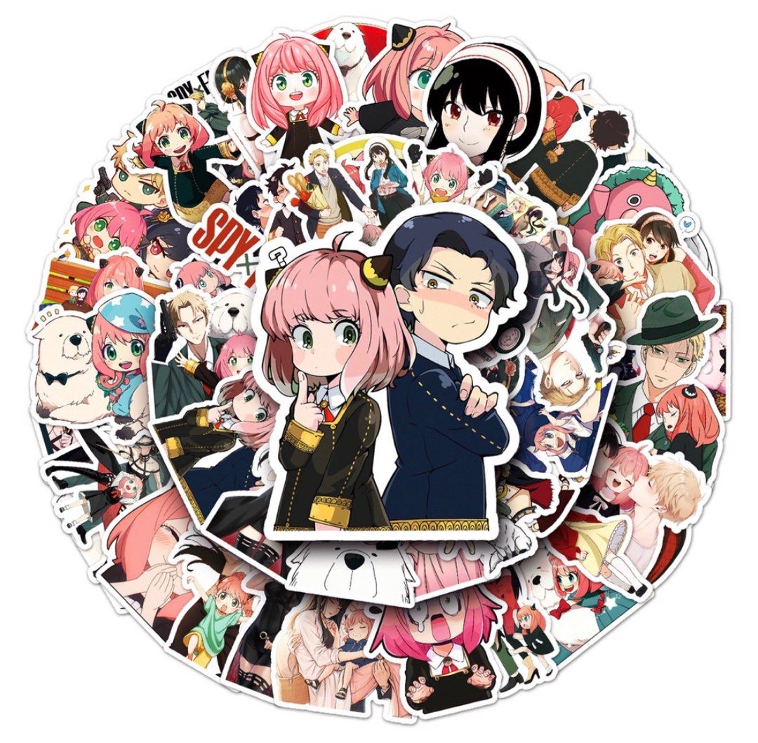 Spy x family stickers, Hobbies & Toys, Toys & Games on Carousell