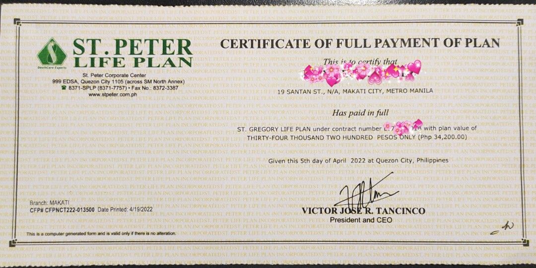 St. Peter Life Plan - St. Gregory, Everything Else, Others on Carousell