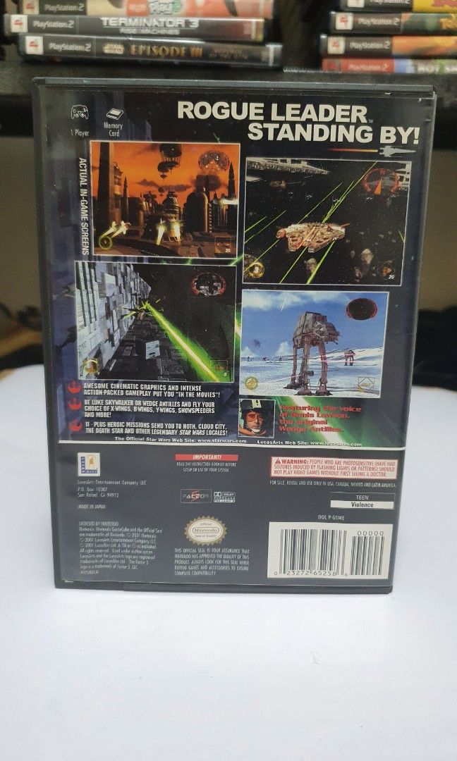 Star Wars Rogue Leader (Nintendo Gamecube Ntsc, u-c), Video Gaming ...