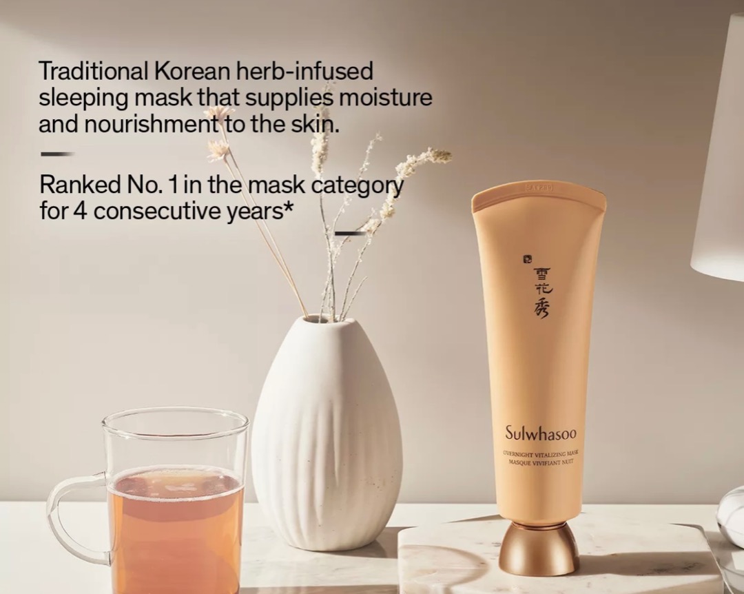 Sulwhasoo Overnight Vitalizing Mask, Beauty & Personal Care, Face, Face ...