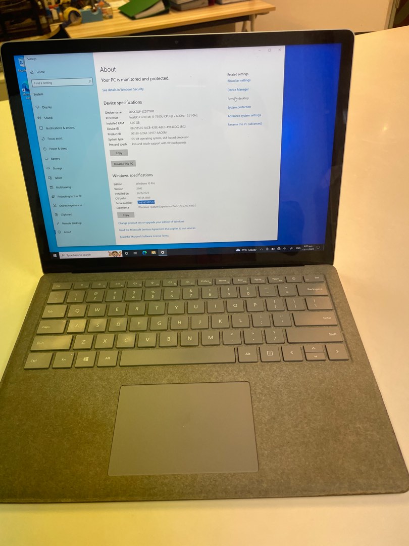 Surface laptop and optional dock, Computers & Tech, Laptops & Notebooks on Carousell