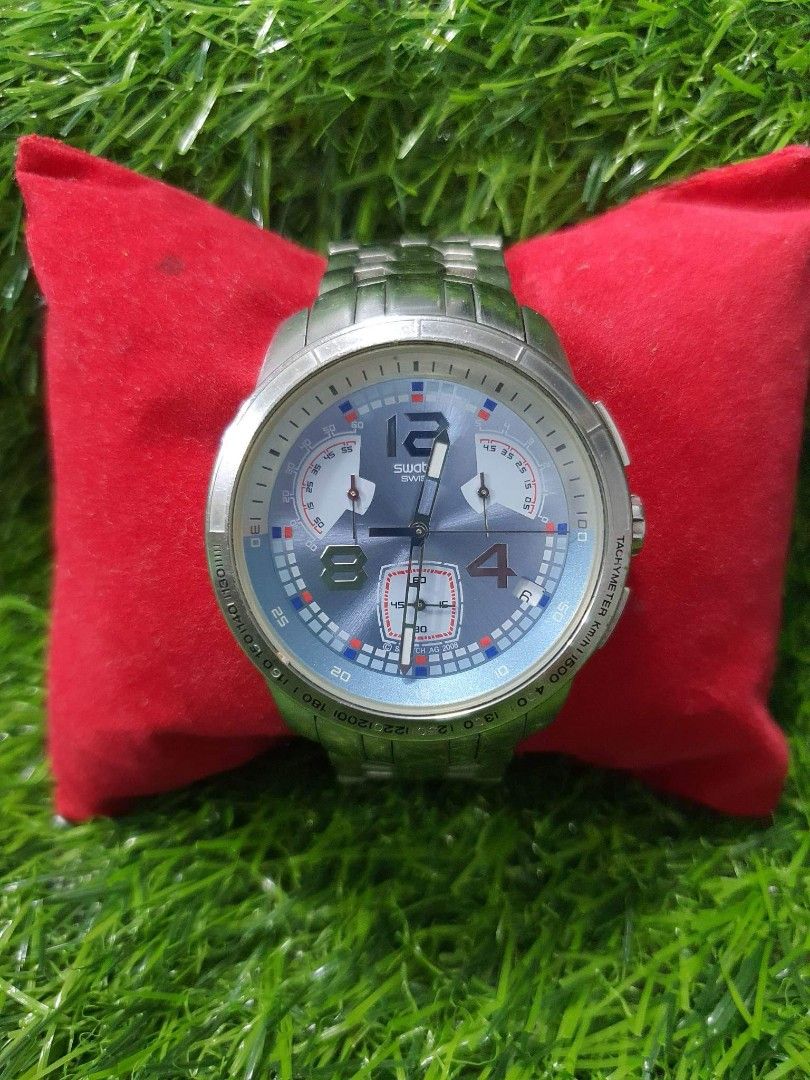Swatch irony chronograph, Men's Fashion, Watches & Accessories, Watches ...