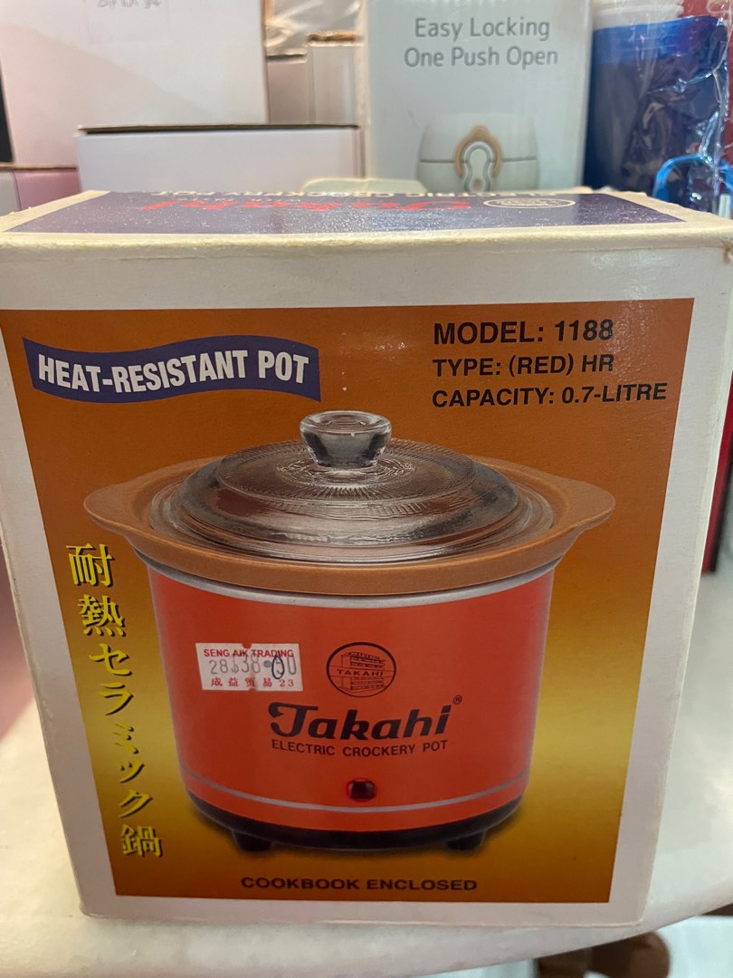 Takahi 0.7L Slow Cooker, TV & Home Appliances, Kitchen Appliances ...
