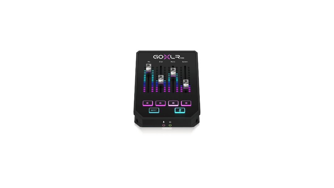 TC Helicon GoXLR MINI Online Broadcast Mixer with USB/Audio Interface ...