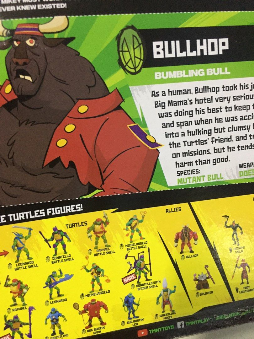 TEENAGE MUTANT NINJA TURTLES BULLHOP, Hobbies & Toys, Toys & Games on ...