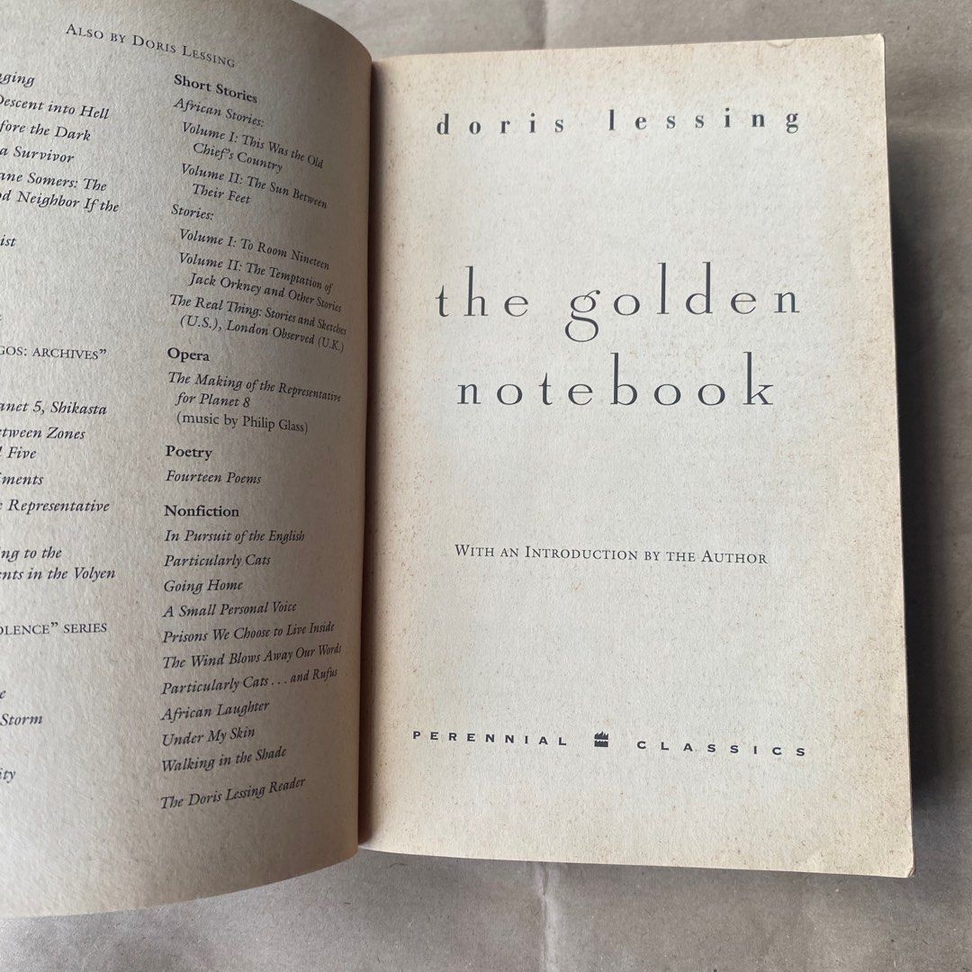 The golden notebook by Doris Lessing, Hobbies & Toys, Books & Magazines ...