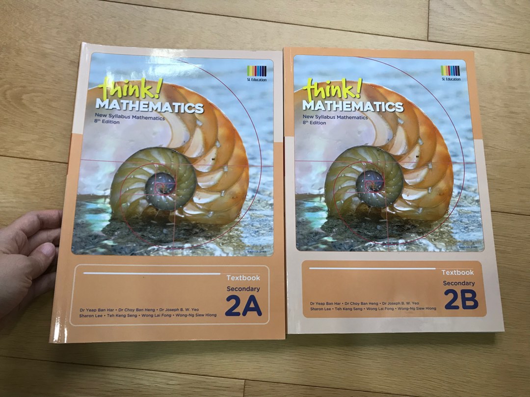 Think! Mathematics New Syllabus 8th Edition 2A 2B Secondary Textbook ...