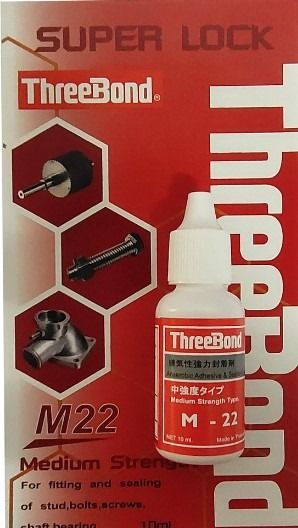 THREEBOND Super Lock M22 (Gum) 10ML - For Fitting and Sealing of Bolt ...