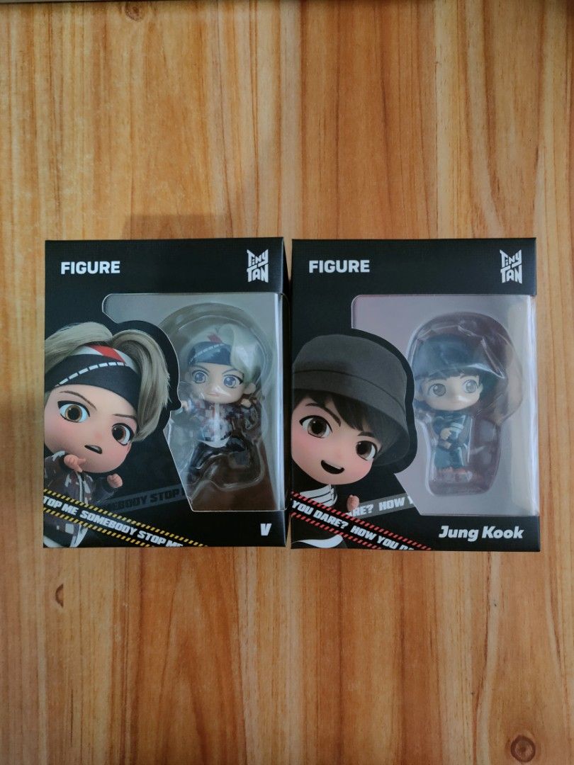 Tiny Tan Figure Micdrop Jungkook and V, Hobbies & Toys, Memorabilia ...