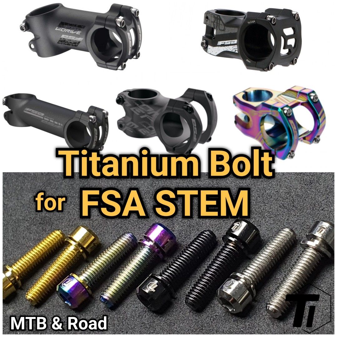 Titanium Bolt For FSA Stem MTB Roadbike Stem Grid Gradient Comet