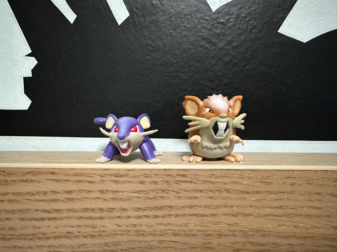 Tomy Pokemon Figurines - Rattata, Raticate, Hobbies & Toys, Toys ...