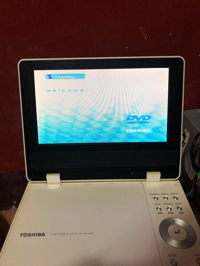 TOSHIBA PORTABLE DVD PLAYER, Hobbies & Toys, Music & Media, CDs & DVDs on Carousell
