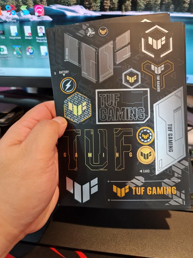 TUF Gaming Mobo Decal, Computers & Tech, Parts & Accessories, Other ...