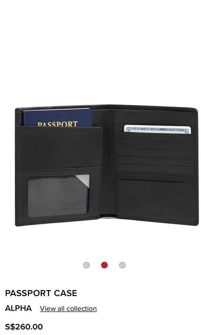 TUMI PASSPORT CASE ALPHA, Men's Fashion, Watches & Accessories, Wallets ...