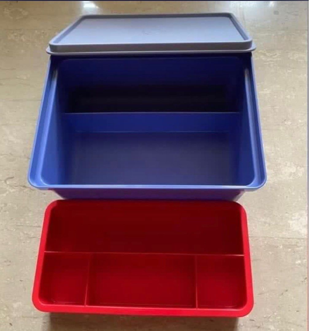Tupperware Box Compartments, Furniture & Home Living, Home Improvement ...