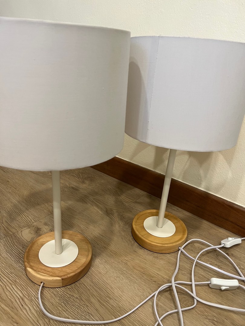 Two Phillips Bedside Lamps (36017 LIMBA lamps), Furniture & Home Living ...