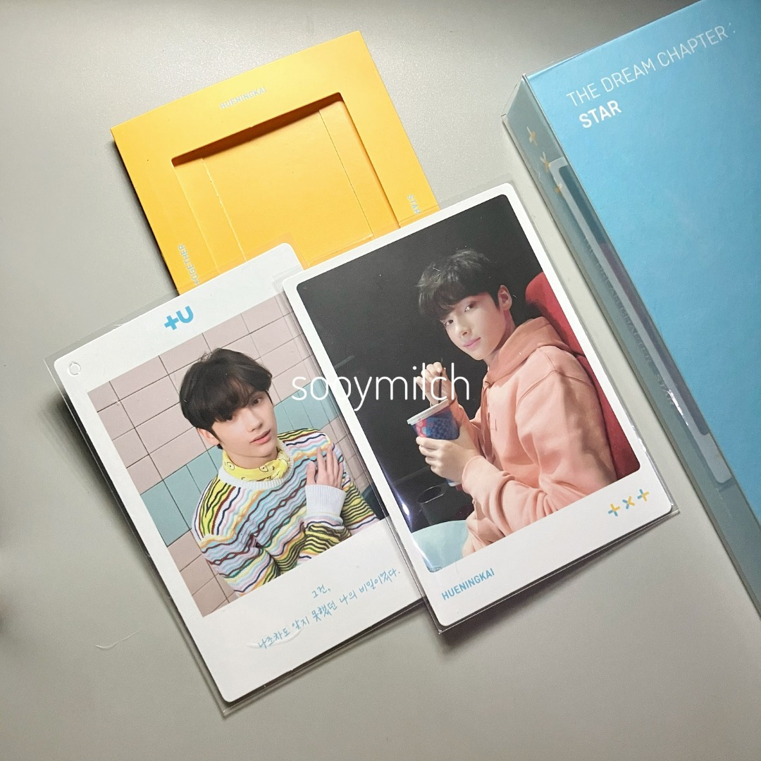 TXT HUENING KAI Photocard 3-pc Set (from TDC: STAR), Hobbies & Toys ...