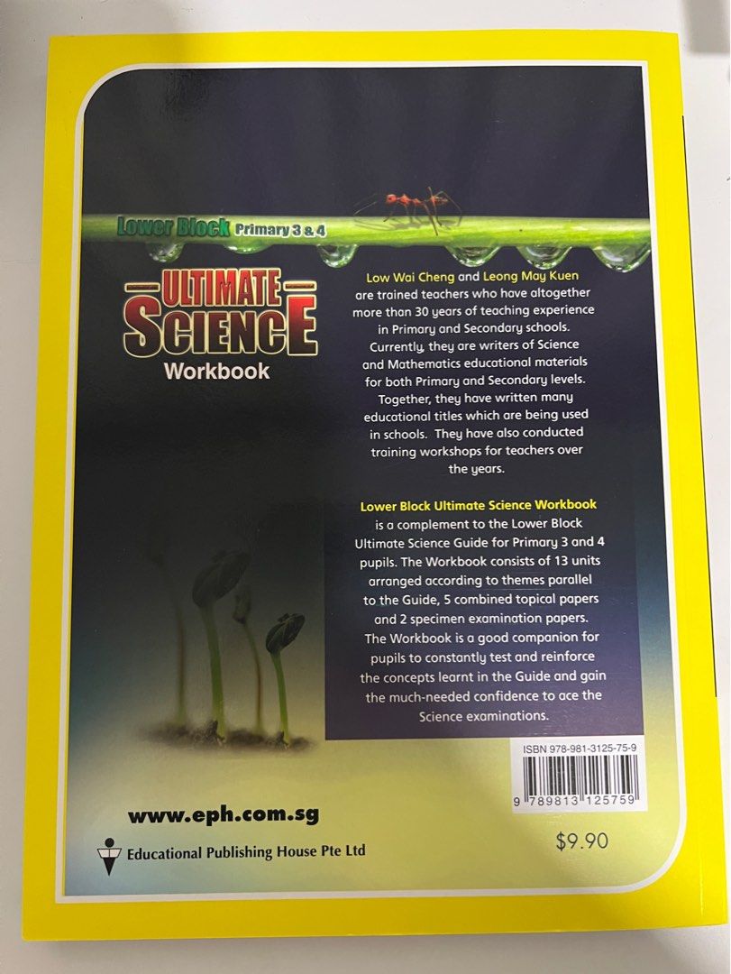 [Brand New] Ultimate Science Workbook Lower Block P3 & P4, Hobbies ...