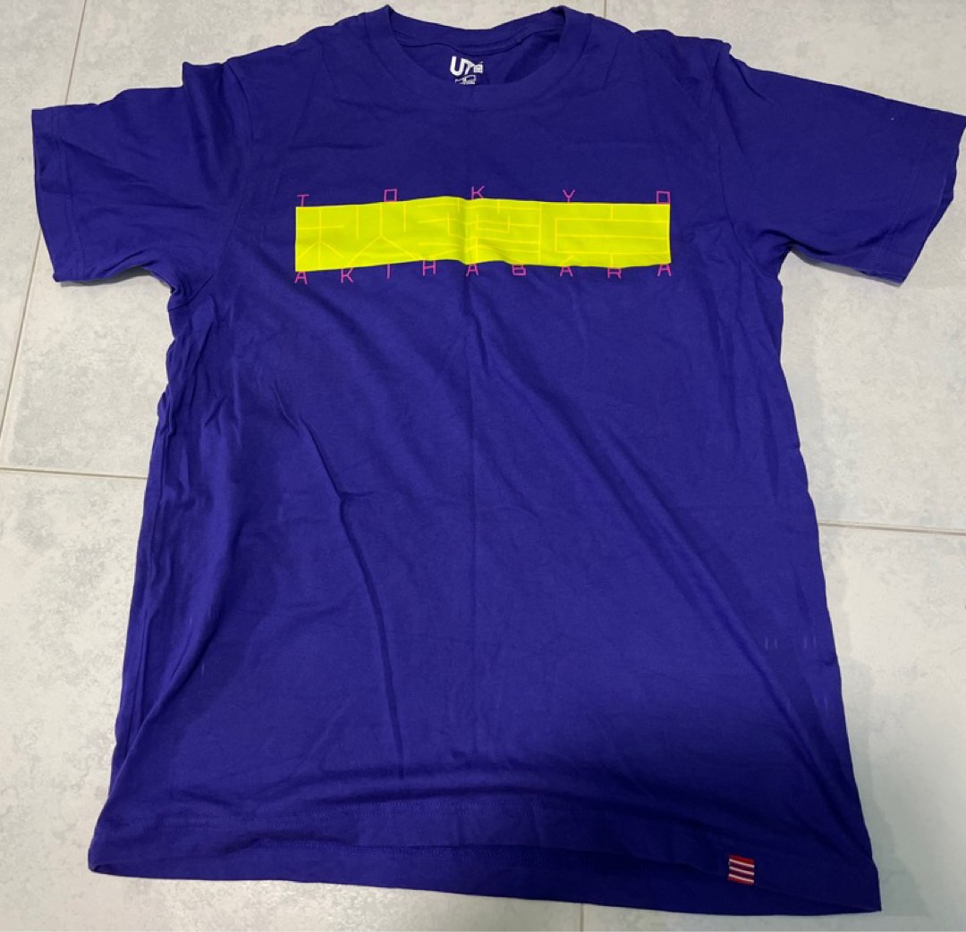 uniqlo UT purple tshirt, Women's Fashion, Tops, Shirts on Carousell