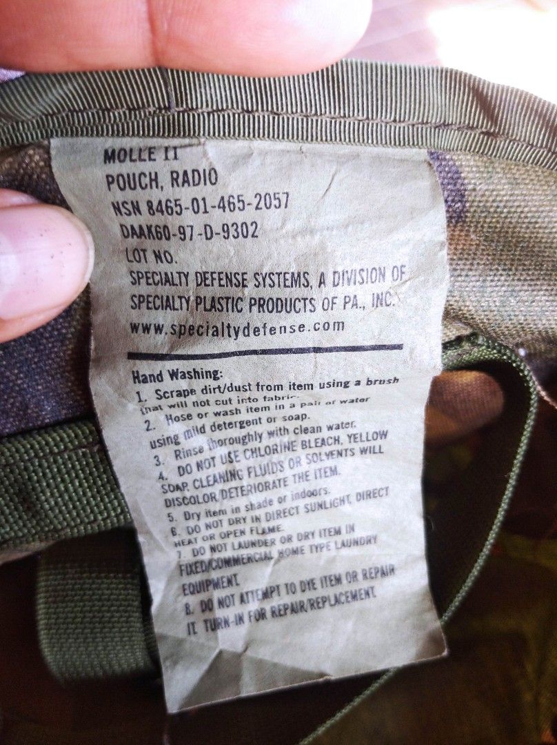 Us army radio pough bag, Men's Fashion, Bags, Belt bags, Clutches and ...