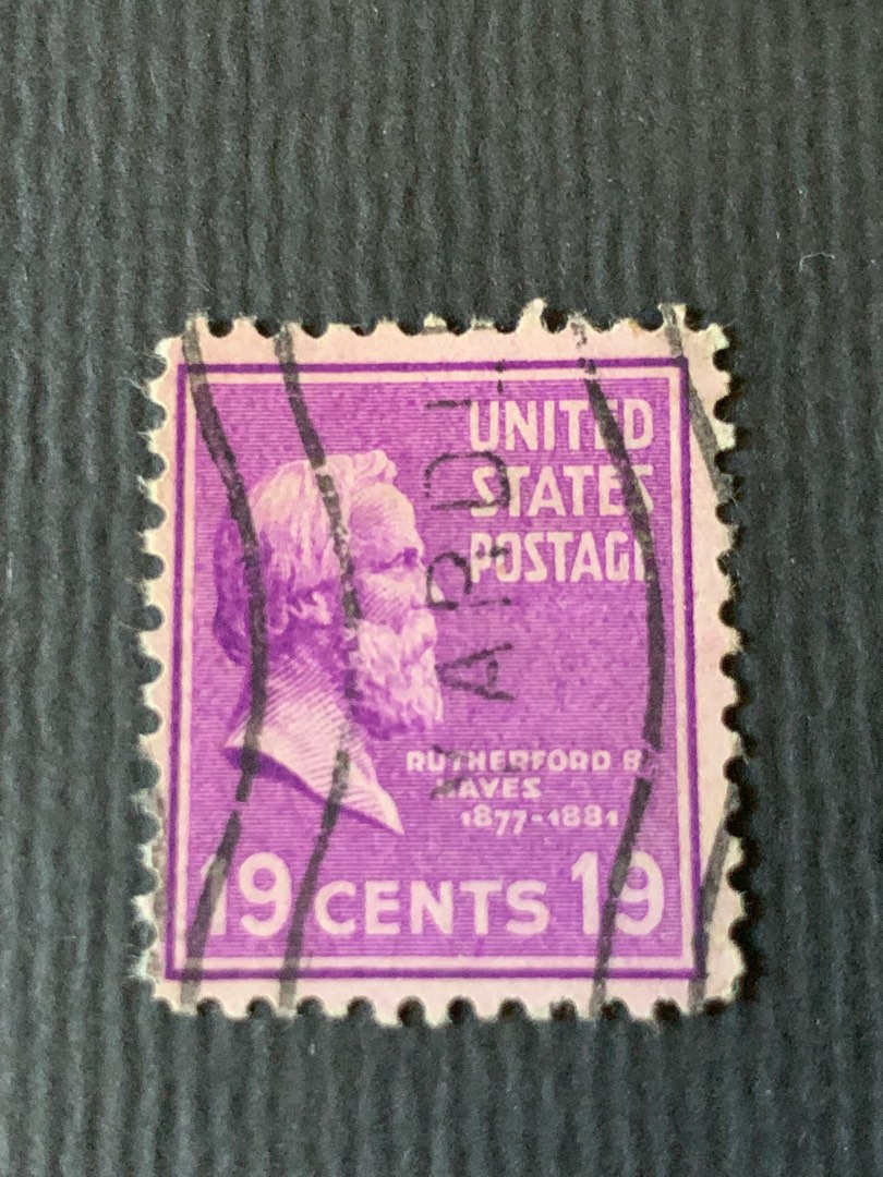US postage stamp- Rutherford 19 cents, Hobbies & Toys, Memorabilia ...