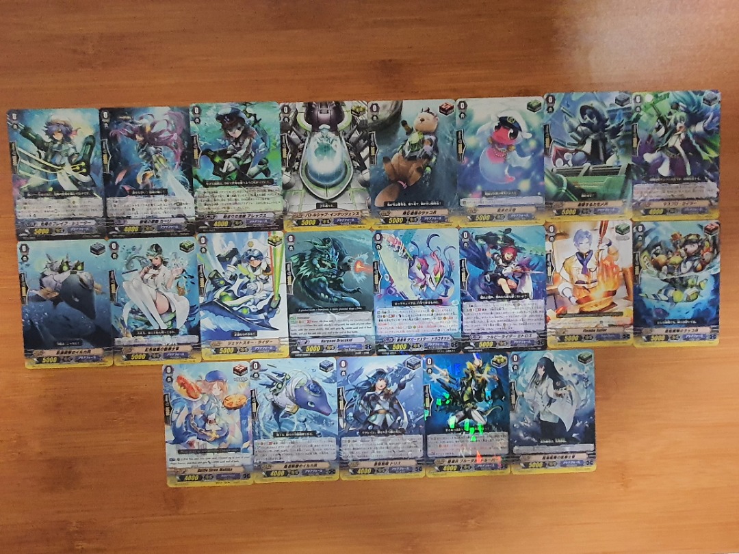 Vanguard Old Aqua Force Grade 0 Cards (See Description), Hobbies & Toys ...