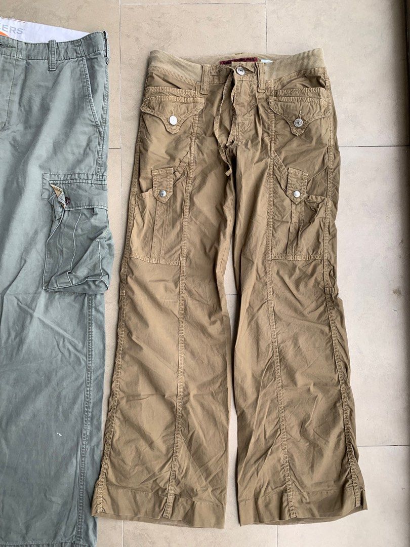 Vintage Cargos Military Flare carpenters Trousers Combo, Men's Fashion, Bottoms, Trousers on ...