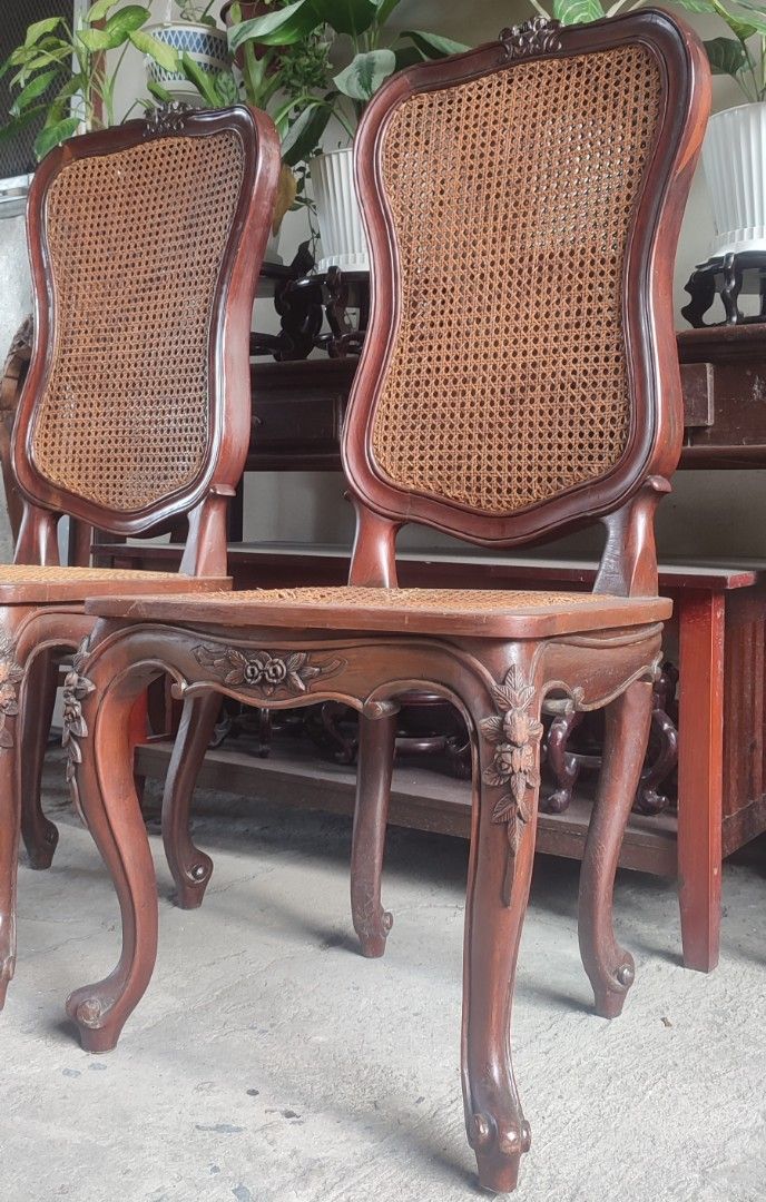 Vintage Narra Chairs, Furniture & Home Living, Furniture, Chairs on ...