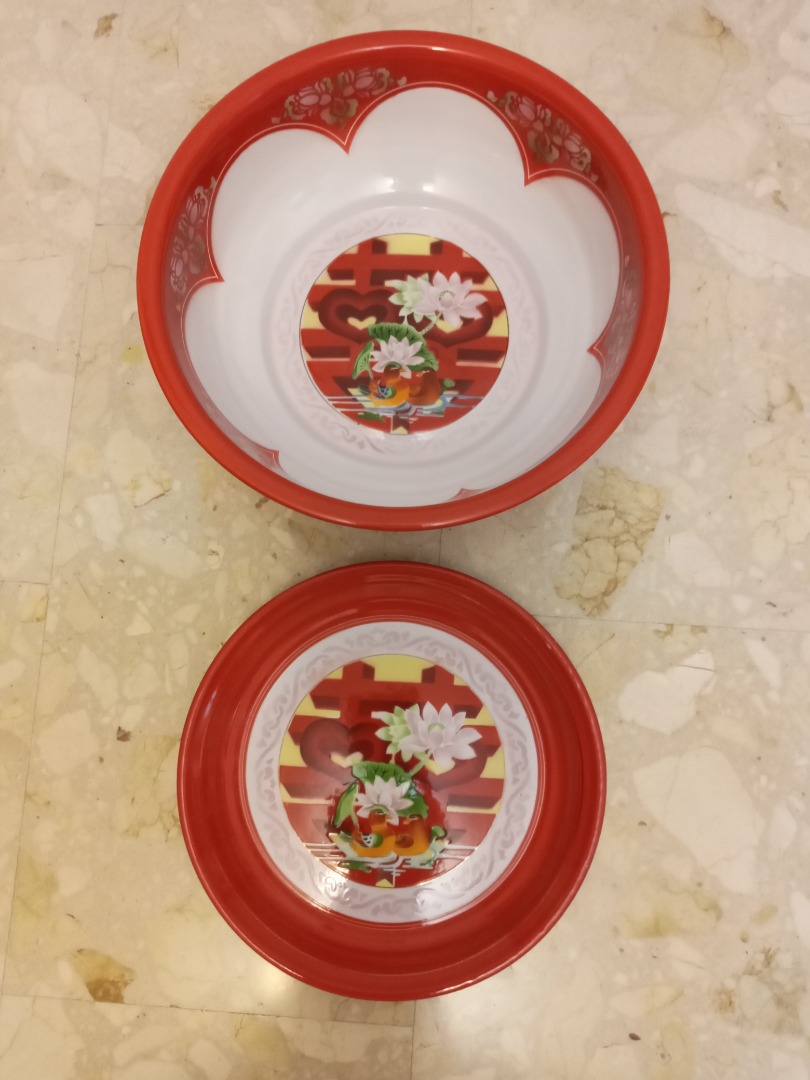 Vintage Wedding Enamel Basin N Wedding Enamel Plate N Stainless Steel ...