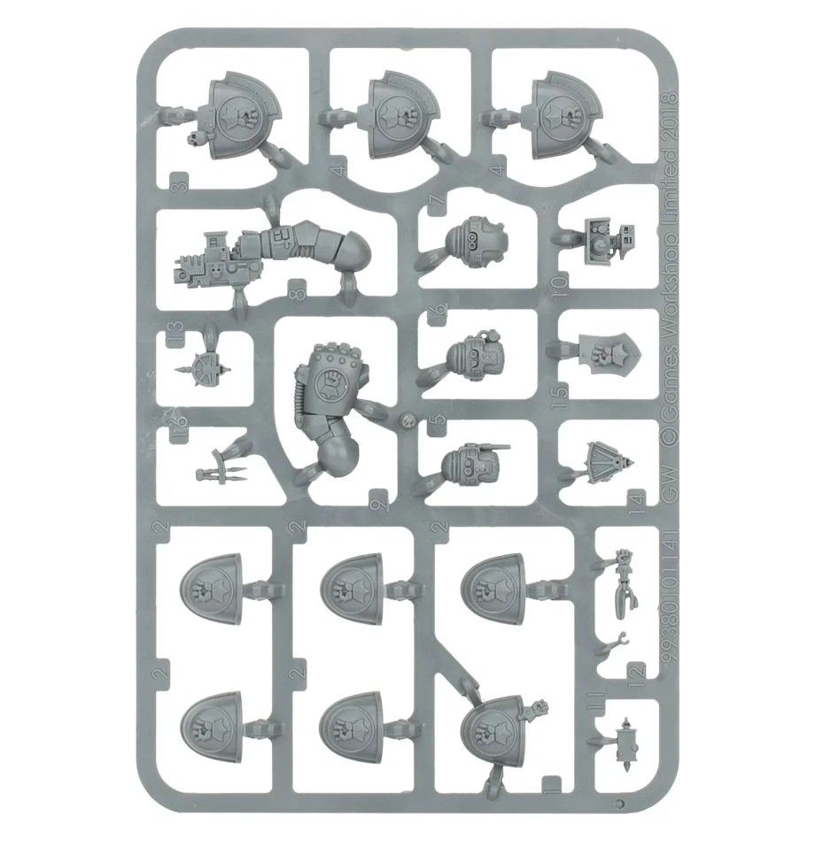 Warhammer 40k Imperial Fist upgrade sprue and transfers, Hobbies & Toys ...