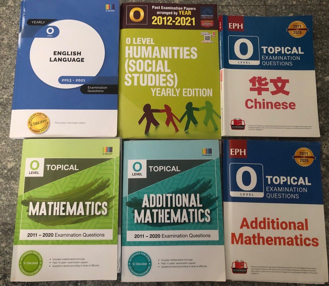 WTS O Level TYS (Yearly & Topical), Hobbies & Toys, Books & Magazines ...