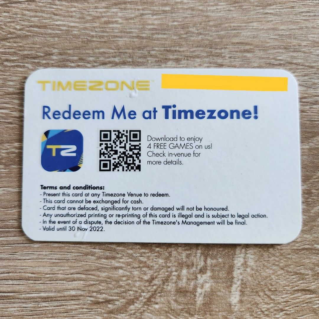 [wts] timezone $10 game credit card, Tickets & Vouchers, Event Tickets ...