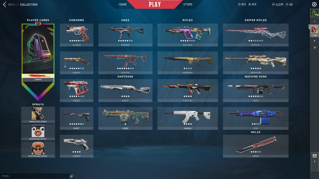 WTS 35 prem skins 4K VP , Video Gaming, Gaming Accessories, In-Game ...