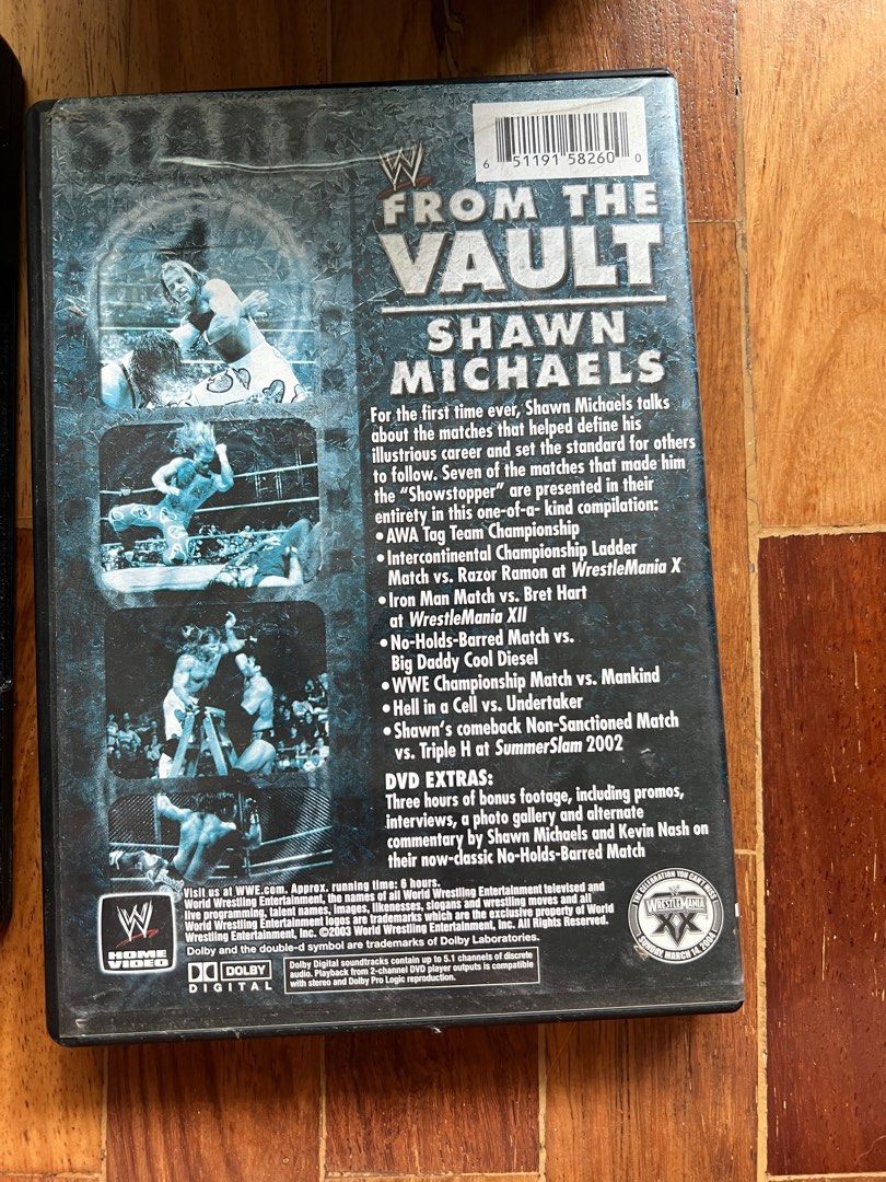Wwf shawn micheals dvd original, Hobbies & Toys, Music & Media, CDs ...