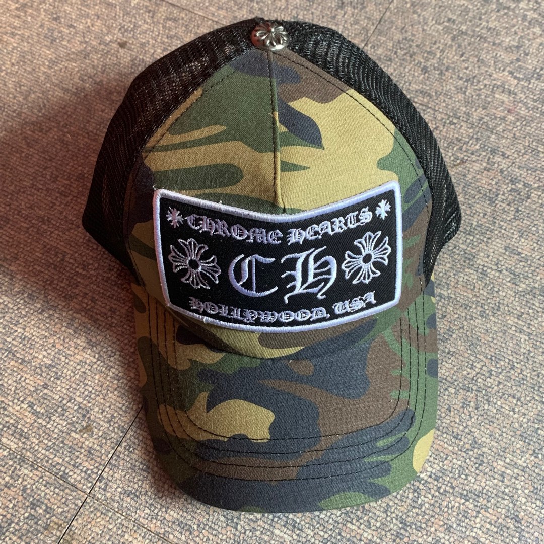 Y2K CHROME HEARTS TRUCKER CAP, Men's Fashion, Watches & Accessories ...