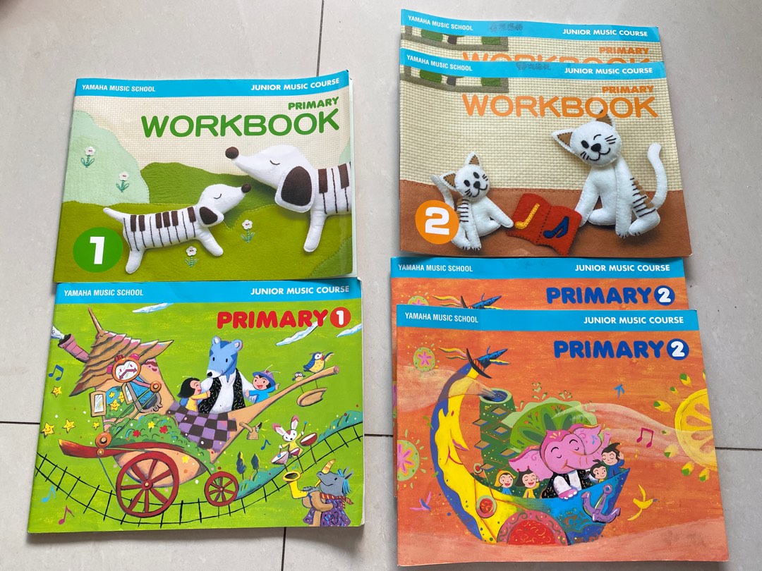 Yamaha Junior Music Course books JMC 1-4, Hobbies & Toys, Books ...