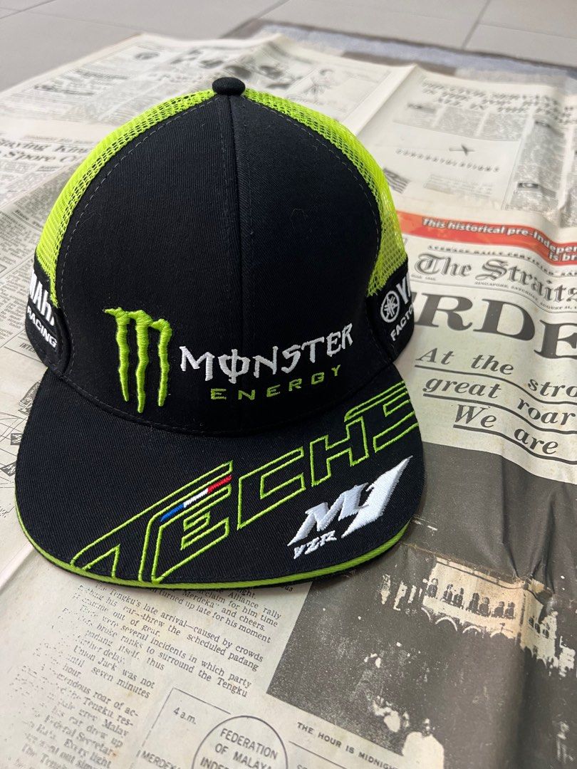 Yamaha Monster Energy Tech3 Snapback, Men's Fashion, Watches ...