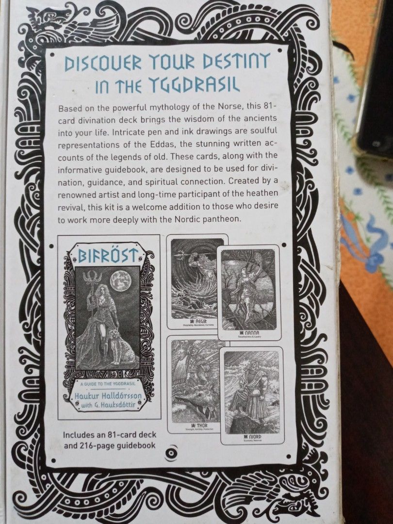 Yggdrasil Norse Divination Cards, Hobbies & Toys, Toys & Games on Carousell