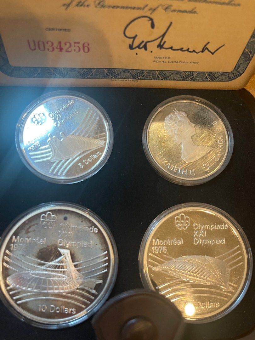 1976 Montreal Olympic silver coins set, Hobbies & Toys, Memorabilia ...