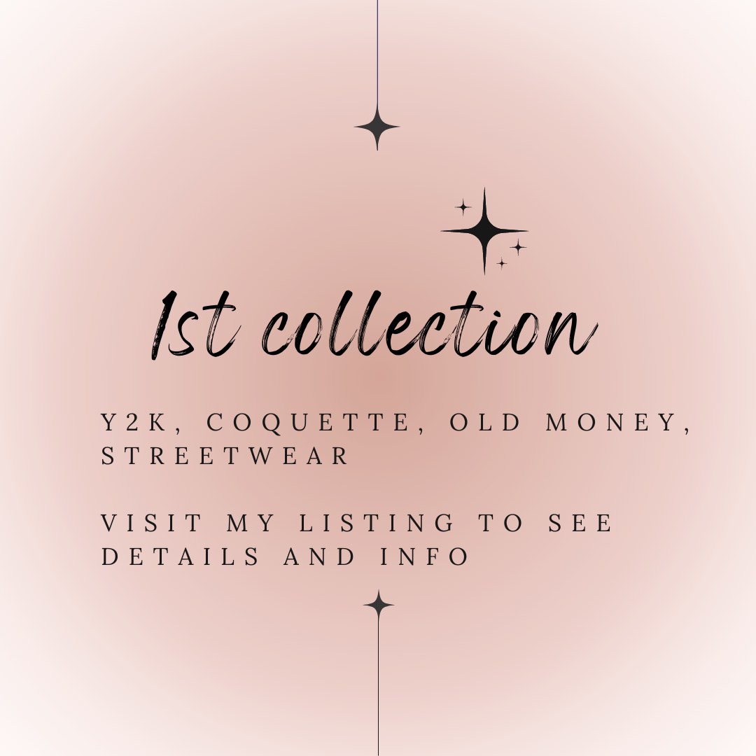 1st collection (y2k, old money, coquette, vintage, streetwear), Women's ...