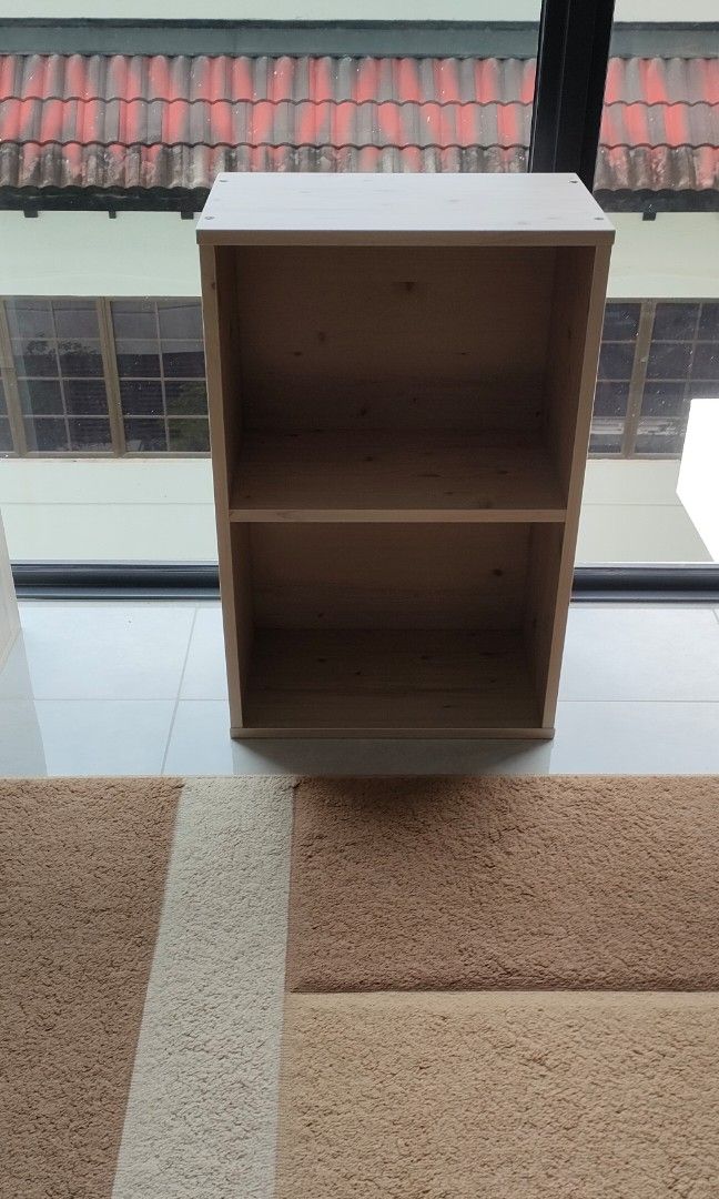 2 tier open book shelves, Furniture & Home Living, Furniture, Shelves ...