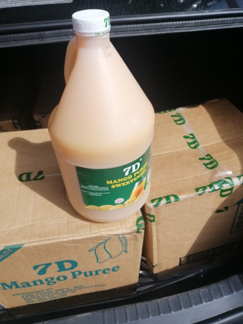 7D Mango Puree, Food & Drinks, Beverages on Carousell