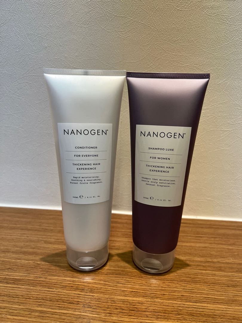 *全新* 英國NANOGEN shampoo and conditioner 防脫髮洗頭水護髮素, 美容＆化妝品, 健康及美容 - 頭髮護理 ...