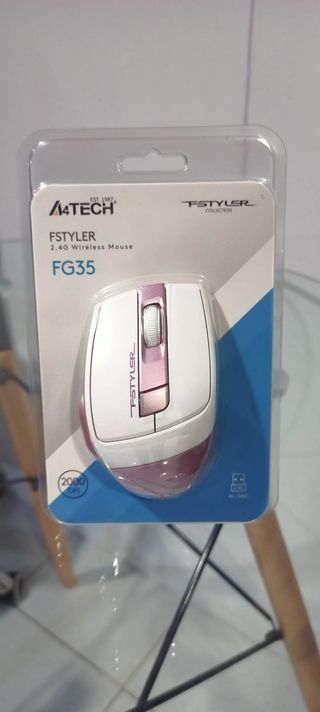 A4Tech Fstyler FG35 2.4G Wireless Mouse Pink, Computers & Tech, Parts ...
