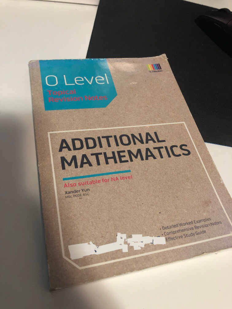 A Math O Level Topical Revision notes, Hobbies & Toys, Books ...