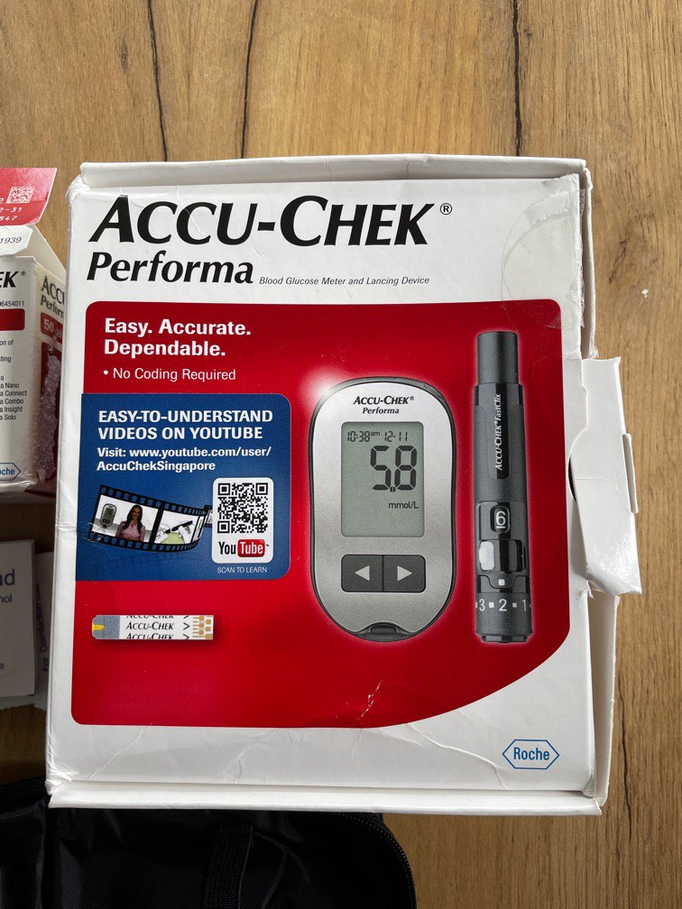 Accu-chek Performa Blood Glucose Meter & Lancing Device, Health ...