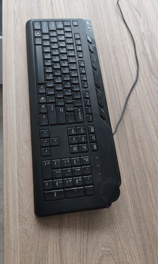 Acer wheel keyboard, Computers & Tech, Parts & Accessories, Computer ...