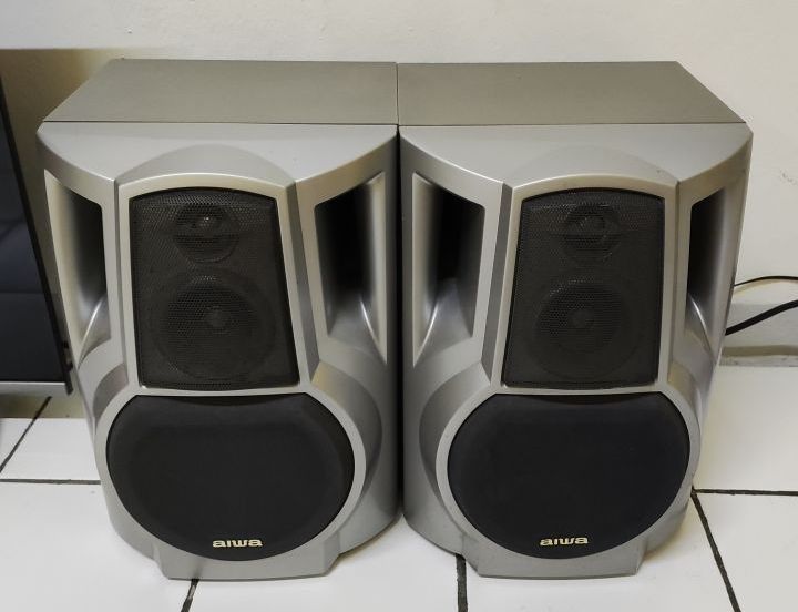 Aiwa Speaker Set, Audio, Soundbars, Speakers & Amplifiers on Carousell