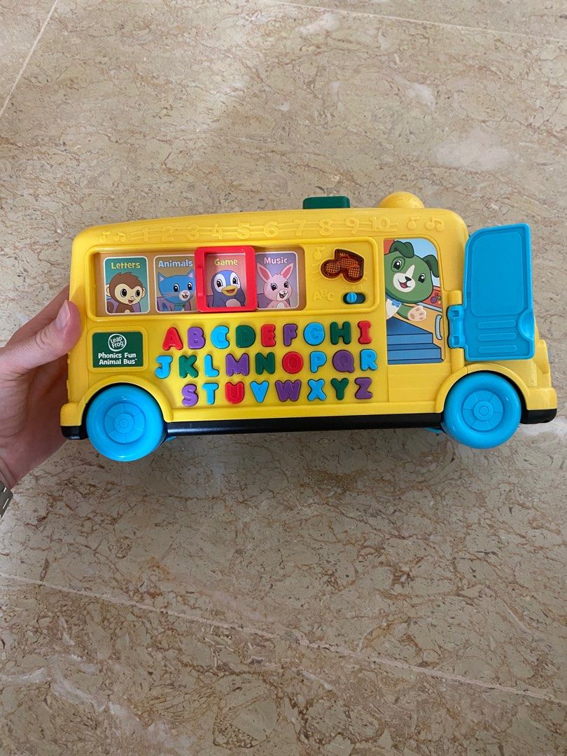 Alphabetical phonics bus, Hobbies & Toys, Toys & Games on Carousell